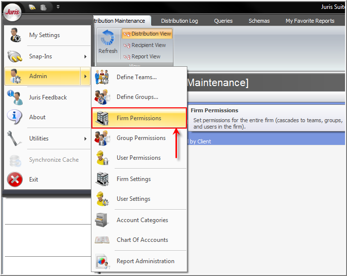 Firm Permissions – Juris Suite