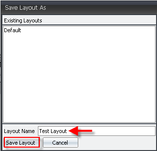 Save Layout – Juris Suite