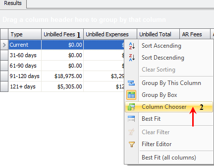 Customizing Client Matter Inquiry Results – Juris Suite