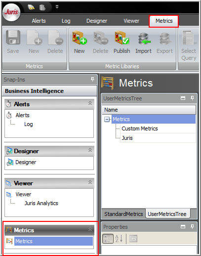 Creating a Metric Library – Juris Suite