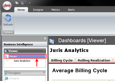 Business Intelligence Getting Started - Viewer – Juris Suite