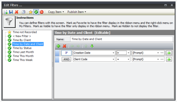 Delete a Custom Filter – Juris Suite